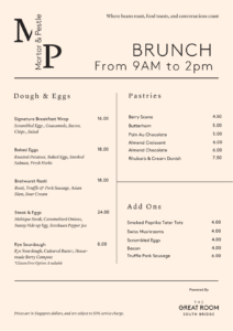 All Day Menu - Mortar & Pestle